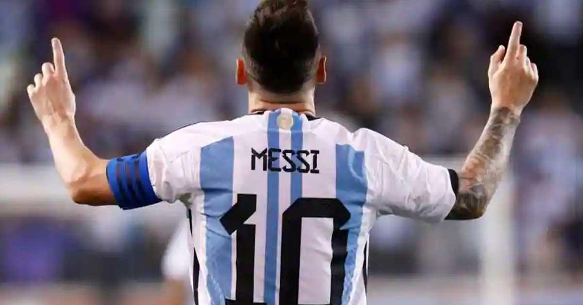 Lionel Messi with a historic achievement